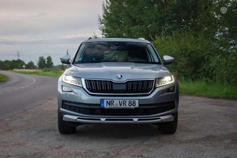Серый Шкода Kodiaq 2019 в Электренай, объемом двигателя 1.97 л и пробегом 237 тыс. км за 18750 €, фото 3 на AUTOMOTO.COM.LV