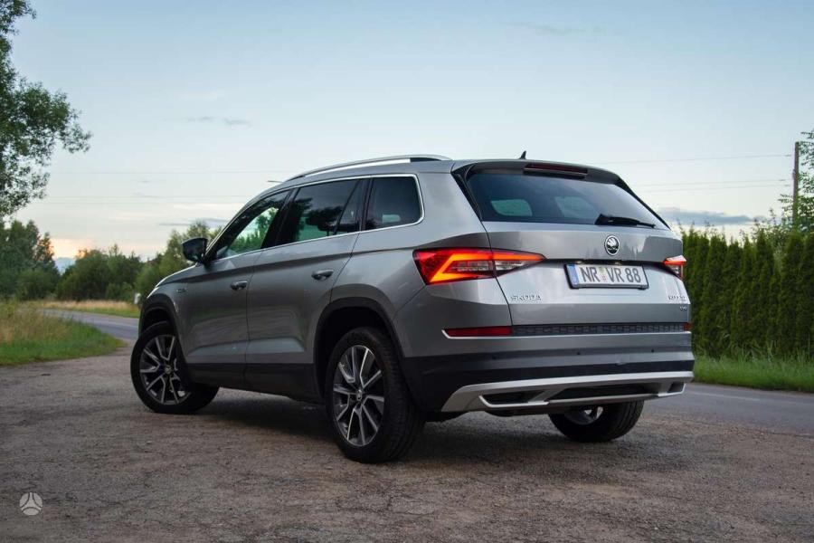 Серый Шкода Kodiaq 2019 в Электренай, объемом двигателя 1.97 л и пробегом 237 тыс. км за 18750 €, фото 6 на AUTOMOTO.COM.LV