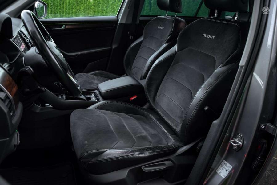 Серый Шкода Kodiaq 2019 в Электренай, объемом двигателя 1.97 л и пробегом 237 тыс. км за 18750 €, фото 12 на AUTOMOTO.COM.LV