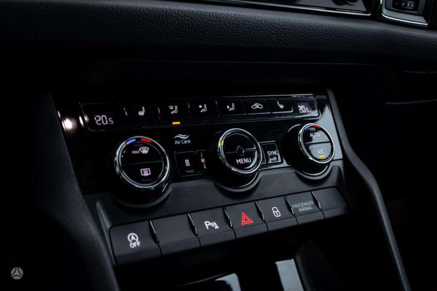 Серый Шкода Kodiaq 2019 в Электренай, объемом двигателя 1.97 л и пробегом 237 тыс. км за 18750 €, фото 16 на AUTOMOTO.COM.LV