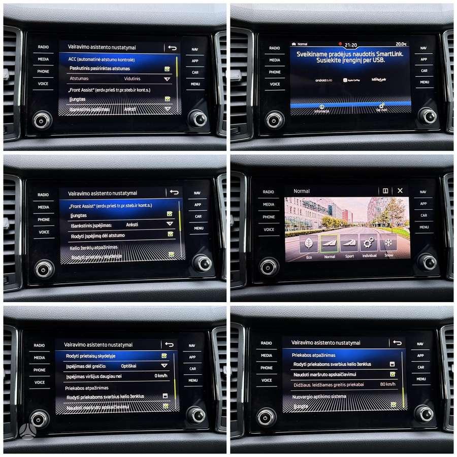 Серый Шкода Kodiaq 2019 в Пренай, объемом двигателя 2.00 л и пробегом 240 тыс. км за 16200 €, фото 50 на AUTOMOTO.COM.LV