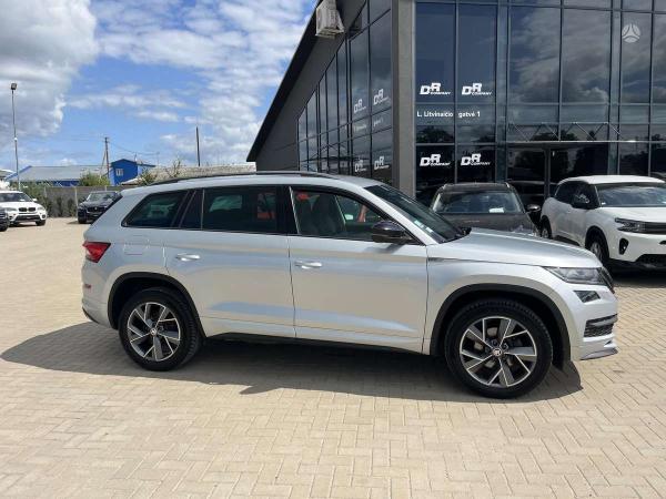 Grey Skoda Kodiaq 2019 in Taurage, with an engine capacity of 2.00 L and mileage of 288 thousand km for 16900 €, photo 2 on AUTOMOTO.COM.LV