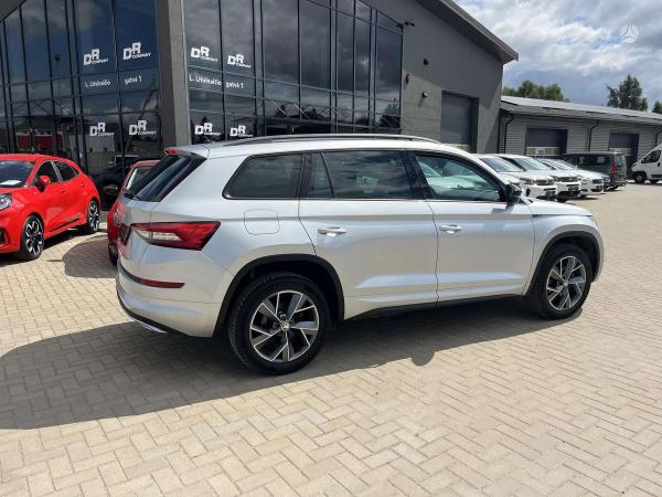 Grey Skoda Kodiaq 2019 in Taurage, with an engine capacity of 2.00 L and mileage of 288 thousand km for 16900 €, photo 7 on AUTOMOTO.COM.LV