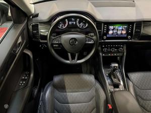 Grey Skoda Kodiaq 2019 in Vilnius, with an engine capacity of 1.97 L and mileage of 192 thousand km for 20490 €, photo 20 on AUTOMOTO.COM.LV