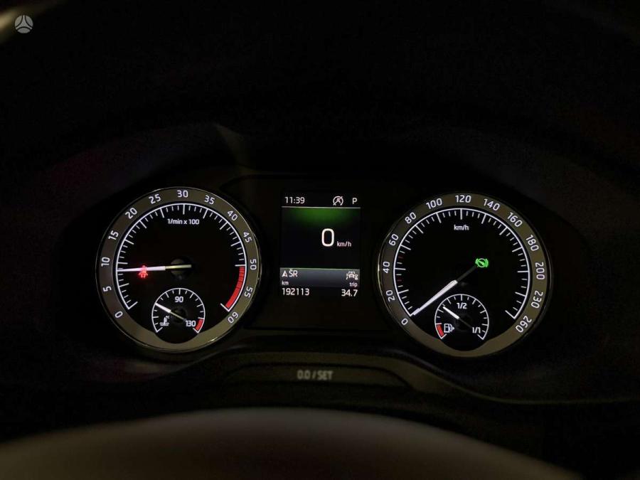Grey Skoda Kodiaq 2019 in Vilnius, with an engine capacity of 1.97 L and mileage of 192 thousand km for 20490 €, photo 22 on AUTOMOTO.COM.LV