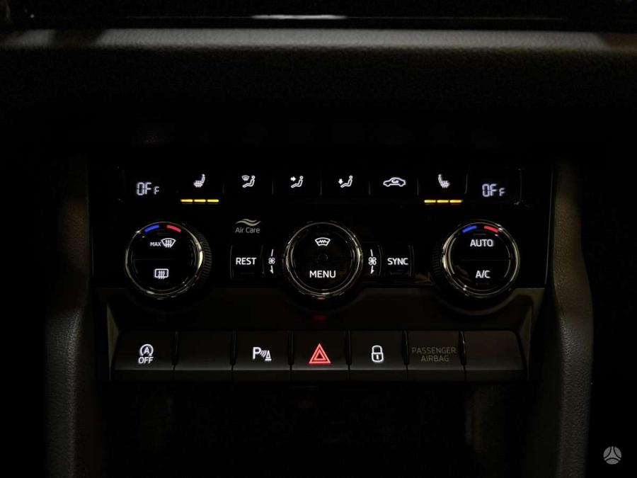 Grey Skoda Kodiaq 2019 in Vilnius, with an engine capacity of 1.97 L and mileage of 192 thousand km for 20490 €, photo 24 on AUTOMOTO.COM.LV
