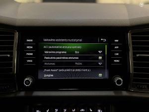 Grey Skoda Kodiaq 2019 in Vilnius, with an engine capacity of 1.97 L and mileage of 192 thousand km for 20490 €, photo 27 on AUTOMOTO.COM.LV