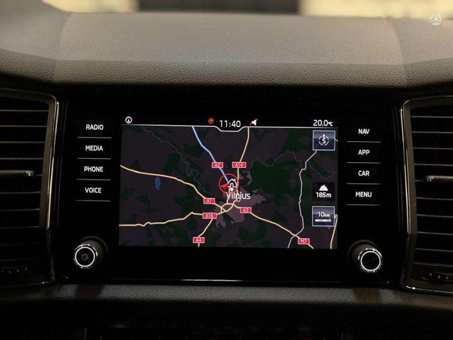 Grey Skoda Kodiaq 2019 in Vilnius, with an engine capacity of 1.97 L and mileage of 192 thousand km for 20490 €, photo 31 on AUTOMOTO.COM.LV