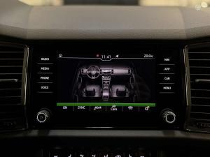 Grey Skoda Kodiaq 2019 in Vilnius, with an engine capacity of 1.97 L and mileage of 192 thousand km for 20490 €, photo 32 on AUTOMOTO.COM.LV