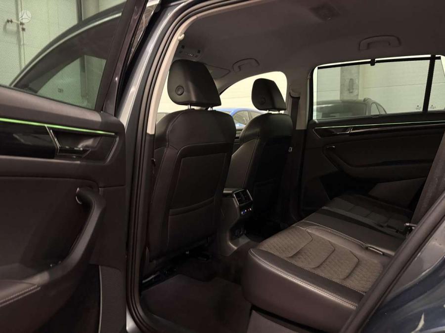 Grey Skoda Kodiaq 2019 in Vilnius, with an engine capacity of 1.97 L and mileage of 192 thousand km for 20490 €, photo 34 on AUTOMOTO.COM.LV
