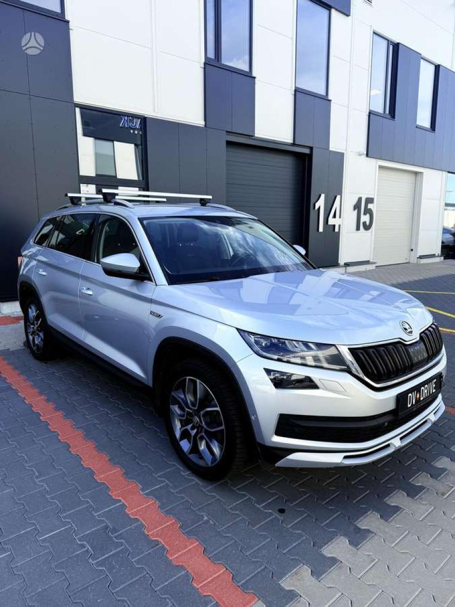 Pelēks Skoda Kodiaq 2019 Viļņa, ar dzinēja tilpumu 1.97 L un nobraukumu 262 tūkst. km par 16750 €, foto 3 vietnē AUTOMOTO.COM.LV