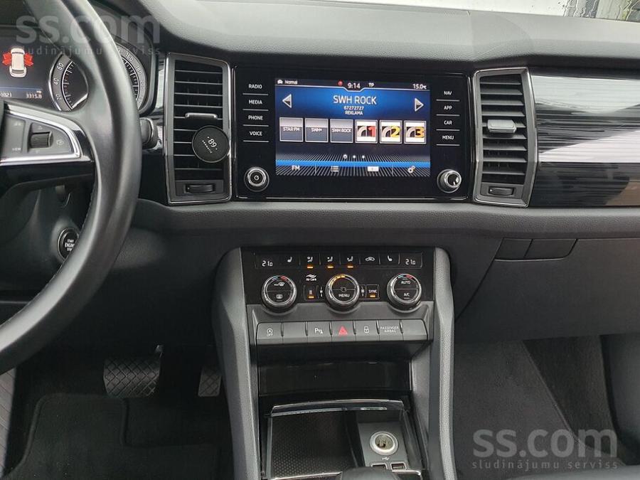 Серый Шкода Kodiaq 2019 в Рига, объемом двигателя 2.00 л и пробегом 192 тыс. км за 19900 €, фото 17 на AUTOMOTO.COM.LV