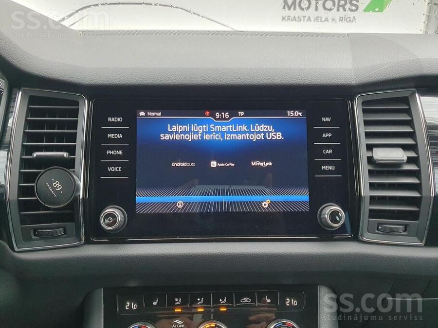 Серый Шкода Kodiaq 2019 в Рига, объемом двигателя 2.00 л и пробегом 192 тыс. км за 19900 €, фото 19 на AUTOMOTO.COM.LV