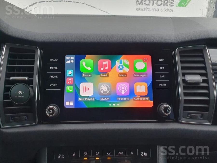 Серый Шкода Kodiaq 2019 в Рига, объемом двигателя 2.00 л и пробегом 192 тыс. км за 19900 €, фото 20 на AUTOMOTO.COM.LV