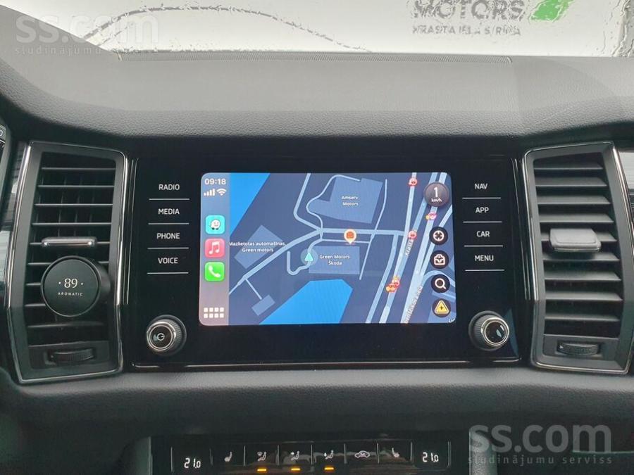 Серый Шкода Kodiaq 2019 в Рига, объемом двигателя 2.00 л и пробегом 192 тыс. км за 19900 €, фото 21 на AUTOMOTO.COM.LV