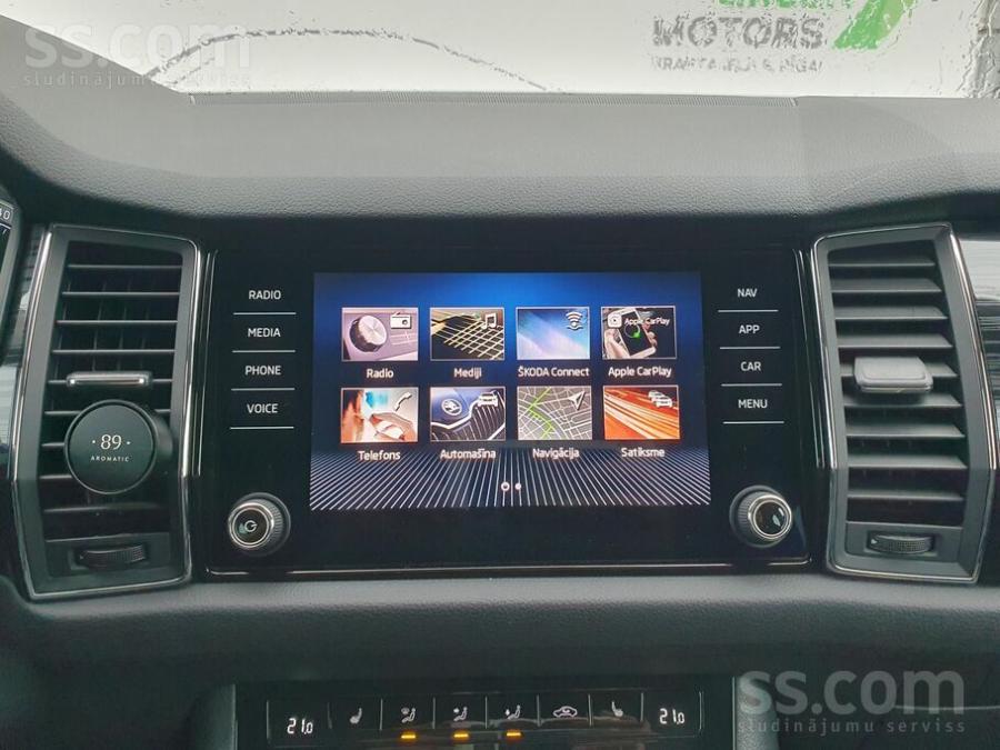Серый Шкода Kodiaq 2019 в Рига, объемом двигателя 2.00 л и пробегом 192 тыс. км за 19900 €, фото 23 на AUTOMOTO.COM.LV