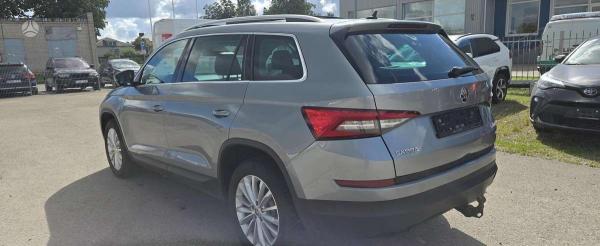 Grey Skoda Kodiaq 2019 in Siauliai, with an engine capacity of 1.98 L and mileage of 89 thousand km for 19500 €, photo 5 on AUTOMOTO.COM.LV