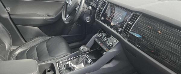 Grey Skoda Kodiaq 2019 in Siauliai, with an engine capacity of 1.98 L and mileage of 89 thousand km for 19500 €, photo 9 on AUTOMOTO.COM.LV