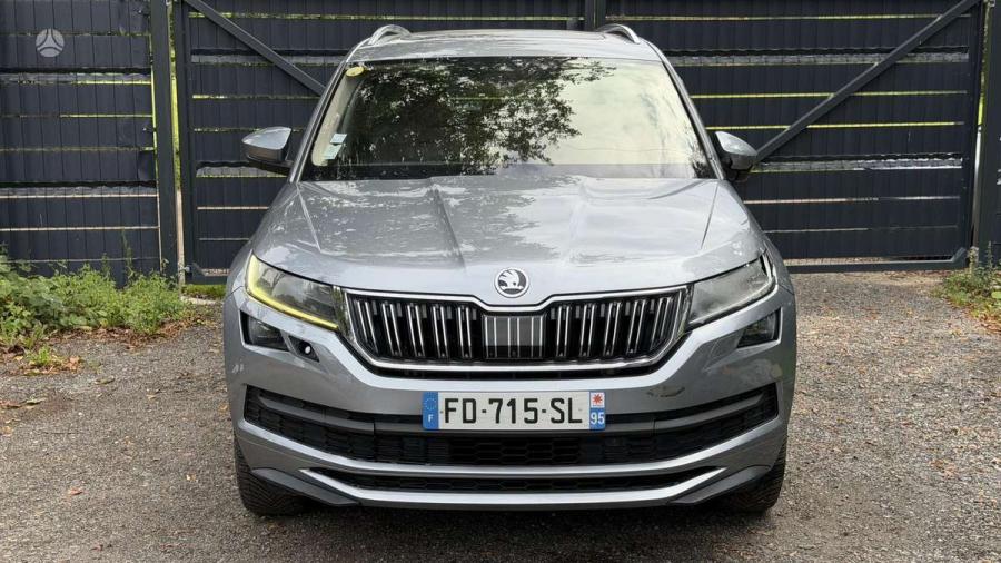 Grey Skoda Kodiaq 2019 in Jonava, with an engine capacity of 1.97 L and mileage of 240 thousand km for 11900 €, photo 3 on AUTOMOTO.COM.LV