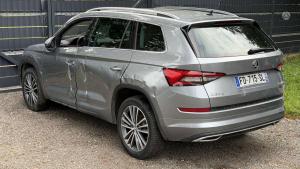 Grey Skoda Kodiaq 2019 in Jonava, with an engine capacity of 1.97 L and mileage of 240 thousand km for 11900 €, photo 6 on AUTOMOTO.COM.LV