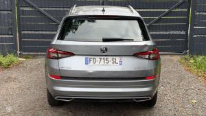 Grey Skoda Kodiaq 2019 in Jonava, with an engine capacity of 1.97 L and mileage of 240 thousand km for 11900 €, photo 7 on AUTOMOTO.COM.LV