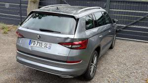 Grey Skoda Kodiaq 2019 in Jonava, with an engine capacity of 1.97 L and mileage of 240 thousand km for 11900 €, photo 16 on AUTOMOTO.COM.LV