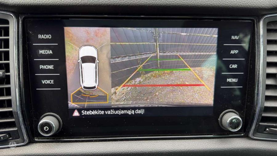 Grey Skoda Kodiaq 2019 in Jonava, with an engine capacity of 1.97 L and mileage of 240 thousand km for 11900 €, photo 25 on AUTOMOTO.COM.LV