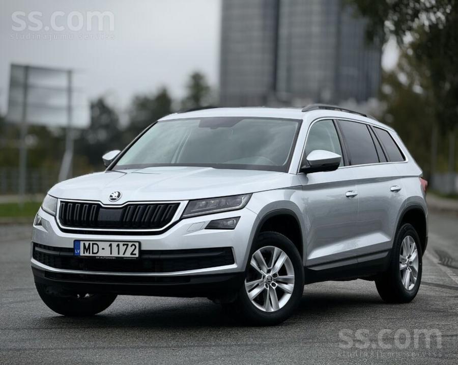 Серый Шкода Kodiaq 2019 в Рига, объемом двигателя 1.50 л и пробегом 97 тыс. км за 18500 €, фото 1 на AUTOMOTO.COM.LV
