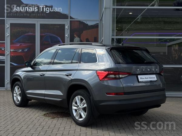 Grey Skoda Kodiaq 2020 in Valmiera, with an engine capacity of 1.50 L and mileage of 77 thousand km for 21900 €, photo 4 on AUTOMOTO.COM.LV