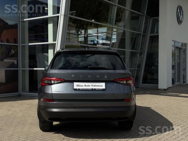 Grey Skoda Kodiaq 2020 in Valmiera, with an engine capacity of 1.50 L and mileage of 77 thousand km for 21900 €, photo 5 on AUTOMOTO.COM.LV