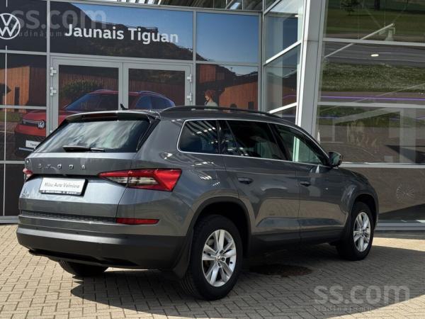 Grey Skoda Kodiaq 2020 in Valmiera, with an engine capacity of 1.50 L and mileage of 77 thousand km for 21900 €, photo 6 on AUTOMOTO.COM.LV