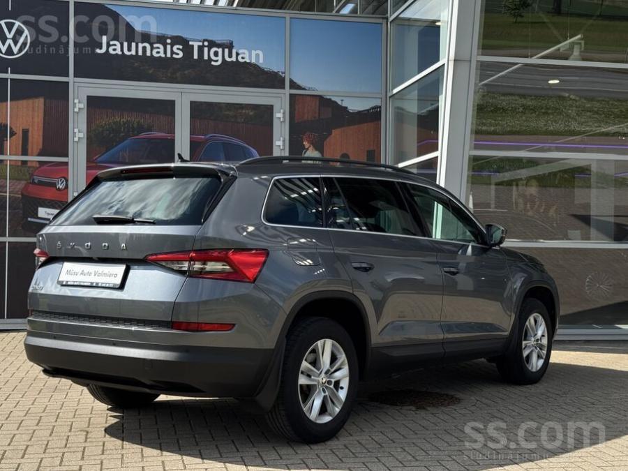 Grey Skoda Kodiaq 2020 in Valmiera, with an engine capacity of 1.50 L and mileage of 77 thousand km for 21900 €, photo 6 on AUTOMOTO.COM.LV