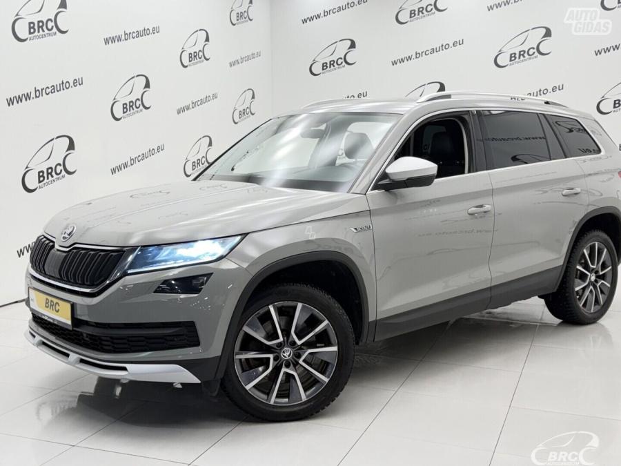 Grey Skoda Kodiaq 2020 in Avizieniai, with an engine capacity of 2.00 L and mileage of 268 thousand km for 19900 €, photo 1 on AUTOMOTO.COM.LV
