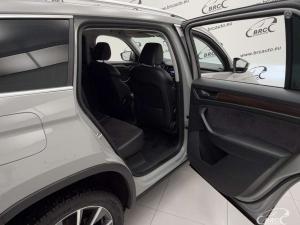 Grey Skoda Kodiaq 2020 in Vilnius, with an engine capacity of 1.97 L and mileage of 268 thousand km for 19900 €, photo 14 on AUTOMOTO.COM.LV