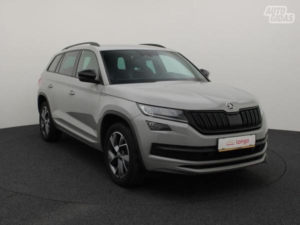 Grey Skoda Kodiaq 2020 in Vilnius, with an engine capacity of 1.50 L and mileage of 209 thousand km for 21699 €, photo 10 on AUTOMOTO.COM.LV