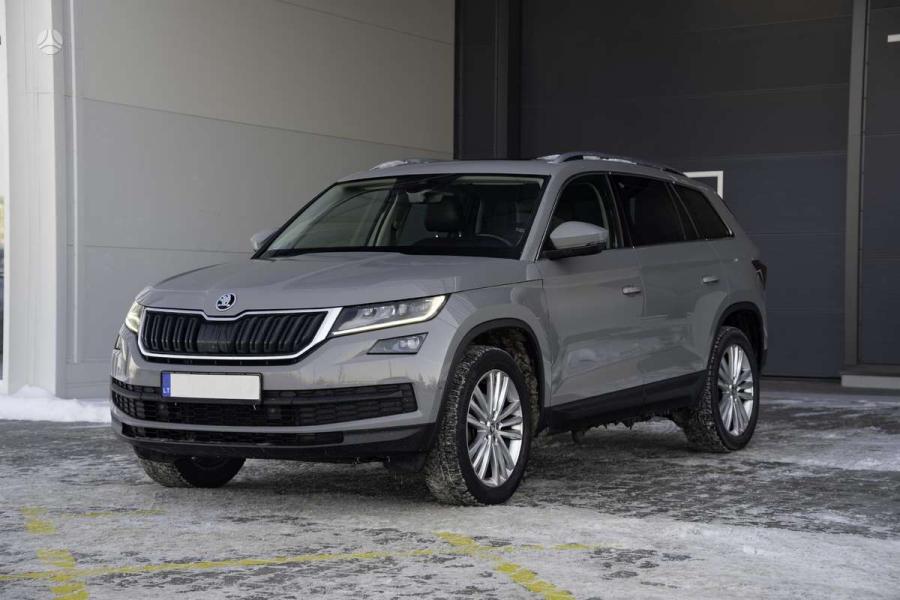 Grey Skoda Kodiaq 2020 in Vilnius, with an engine capacity of 1.50 L and mileage of 195 thousand km for 22000 €, photo 8 on AUTOMOTO.COM.LV