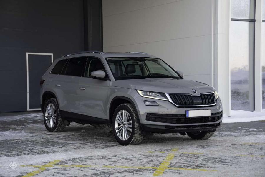 Grey Skoda Kodiaq 2020 in Vilnius, with an engine capacity of 1.50 L and mileage of 195 thousand km for 22000 €, photo 9 on AUTOMOTO.COM.LV