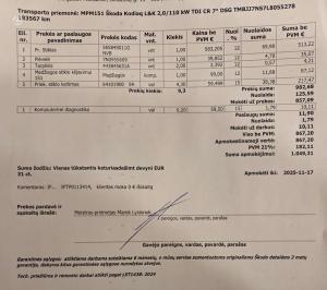 Серый Шкода Kodiaq 2020 в Вильнюс, объемом двигателя 1.97 л и пробегом 184 тыс. км за 26700 €, фото 31 на AUTOMOTO.COM.LV