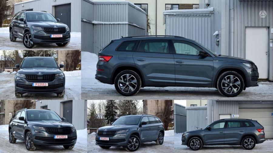 Серый Шкода Kodiaq 2020 в Вильнюс, объемом двигателя 1.97 л и пробегом 235 тыс. км за 20950 €, фото 34 на AUTOMOTO.COM.LV