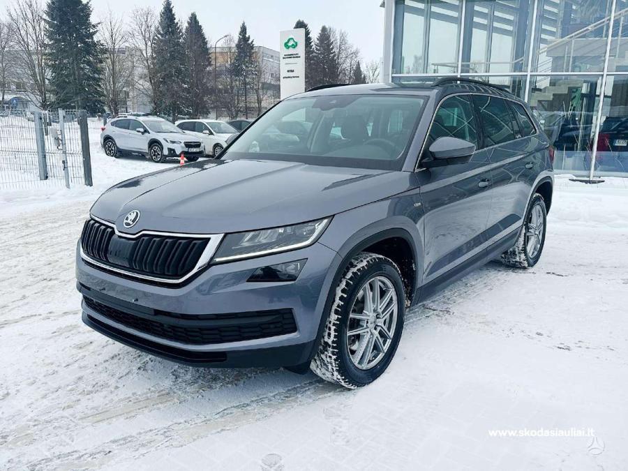 Pelēks Skoda Kodiaq 2020 Šauļi, ar dzinēja tilpumu 1.98 L un nobraukumu 100 tūkst. km par 24900 €, foto 1 vietnē AUTOMOTO.COM.LV