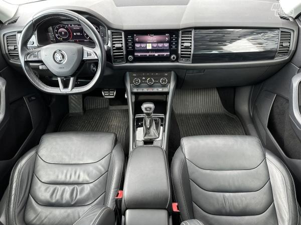 Grey Skoda Kodiaq 2020 in Avizieniai, with an engine capacity of 2.00 L and mileage of 171 thousand km for 19850 €, photo 5 on AUTOMOTO.COM.LV