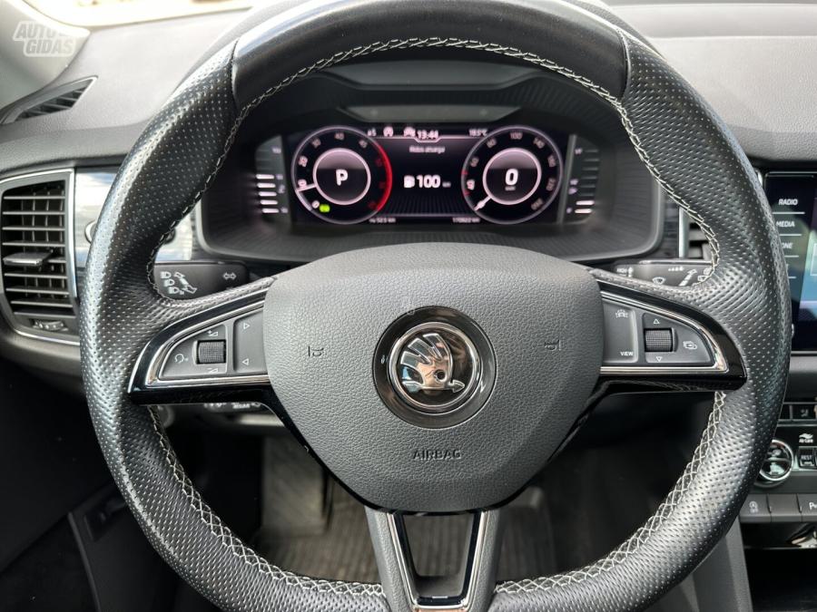Grey Skoda Kodiaq 2020 in Avizieniai, with an engine capacity of 2.00 L and mileage of 171 thousand km for 19850 €, photo 13 on AUTOMOTO.COM.LV