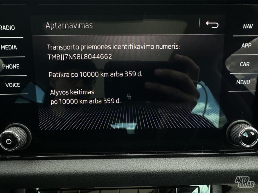 Grey Skoda Kodiaq 2020 in Avizieniai, with an engine capacity of 2.00 L and mileage of 171 thousand km for 19850 €, photo 31 on AUTOMOTO.COM.LV
