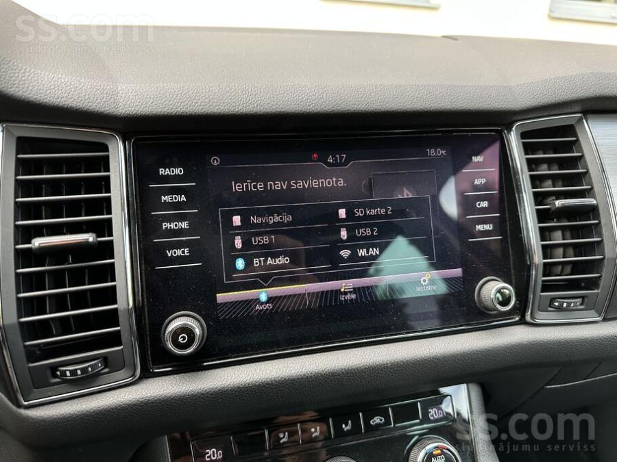 Серый Шкода Kodiaq 2020 в Елгава, объемом двигателя 2.00 л и пробегом 220 тыс. км за 16700 €, фото 25 на AUTOMOTO.COM.LV