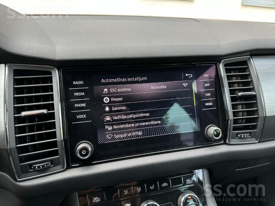 Серый Шкода Kodiaq 2020 в Елгава, объемом двигателя 2.00 л и пробегом 220 тыс. км за 16700 €, фото 27 на AUTOMOTO.COM.LV