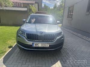 Grey Skoda Kodiaq 2020 in Riga, with an engine capacity of 2.00 L and mileage of 43 thousand km for 26800 €, photo 4 on AUTOMOTO.COM.LV