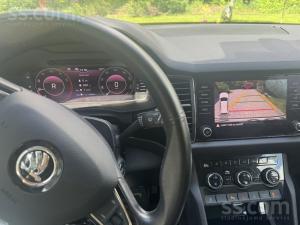 Grey Skoda Kodiaq 2020 in Riga, with an engine capacity of 2.00 L and mileage of 43 thousand km for 26800 €, photo 8 on AUTOMOTO.COM.LV