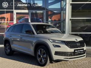 Grey Skoda Kodiaq 2020 in Valmiera, with an engine capacity of 1.50 L and mileage of 127 thousand km for 26900 €, photo  on AUTOMOTO.COM.LV