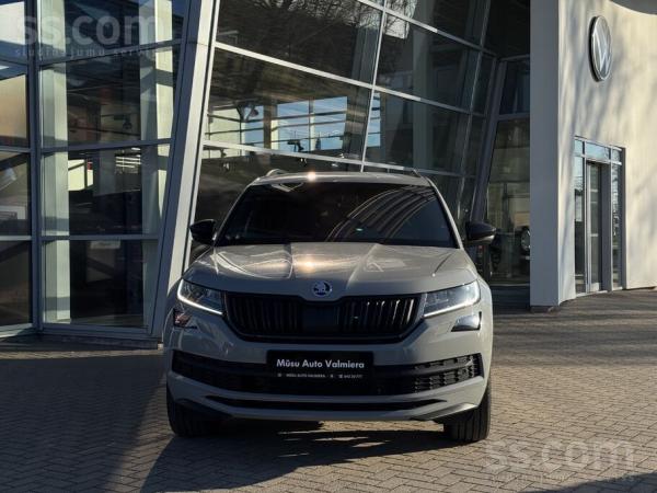 Серый Шкода Kodiaq 2020 в Валмиера, объемом двигателя 1.50 л и пробегом 127 тыс. км за 26900 €, фото 2 на AUTOMOTO.COM.LV