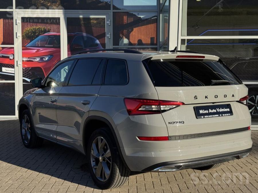 Серый Шкода Kodiaq 2020 в Валмиера, объемом двигателя 1.50 л и пробегом 127 тыс. км за 26900 €, фото 5 на AUTOMOTO.COM.LV